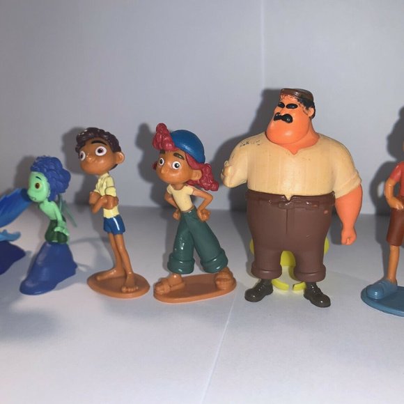 Disney | Toys | Disney Luca Figure Set Of With 2 Stickers And 2 Rings ...
